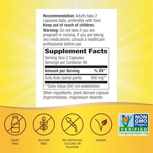 gotu kola supplement for cognitive support
