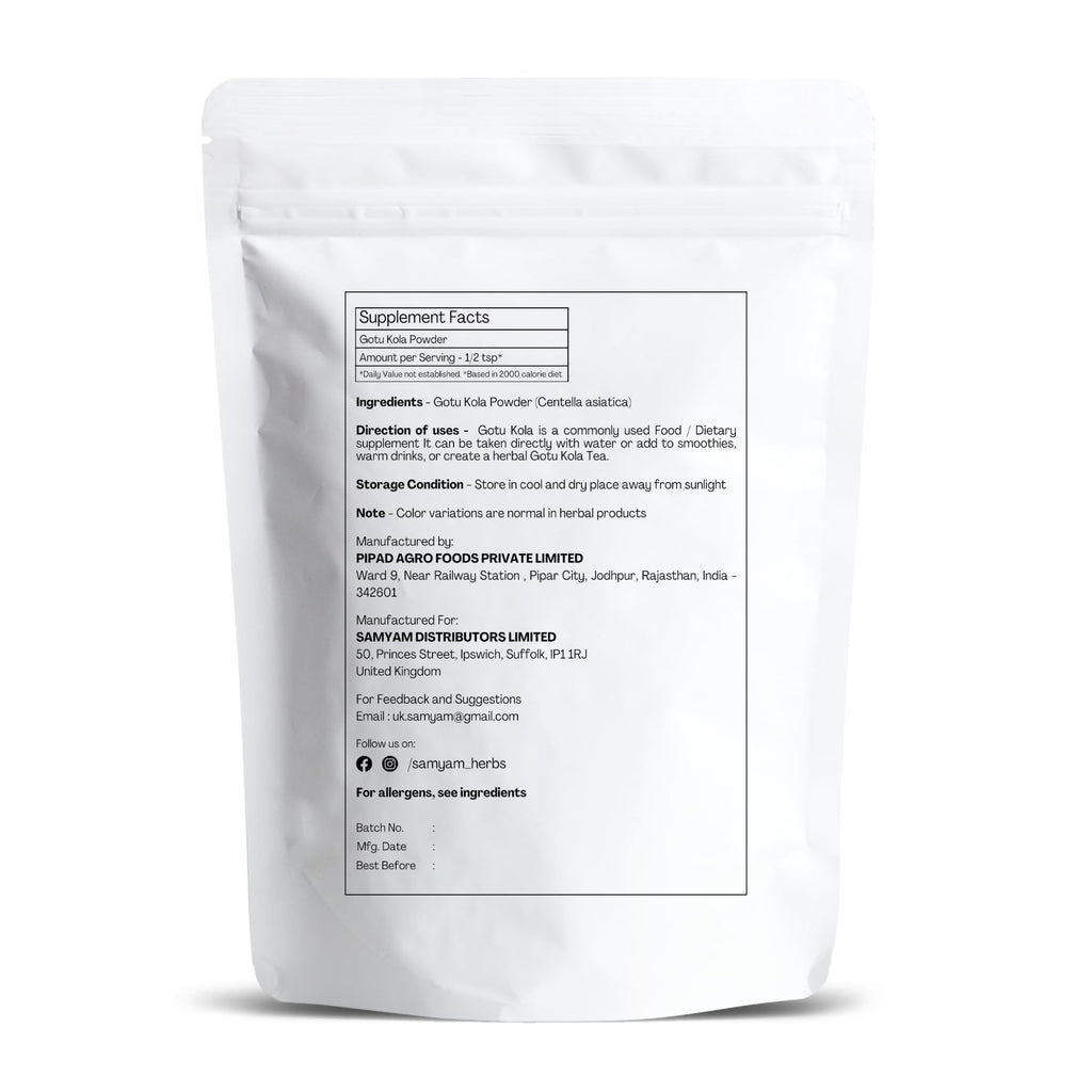 gotu kola supplement for mental clarity