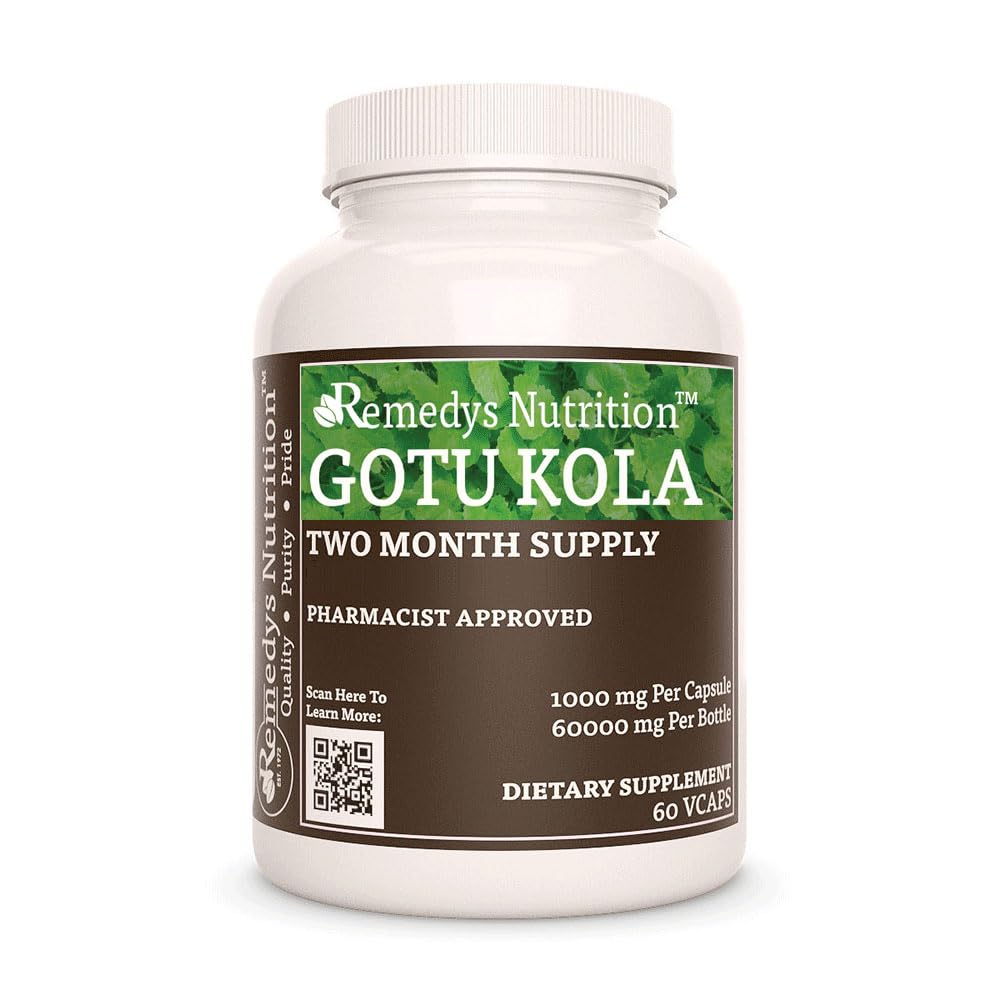 gotu kola vegan capsules for wellness
