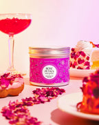 Gourmet dried rose petals for green tea bags