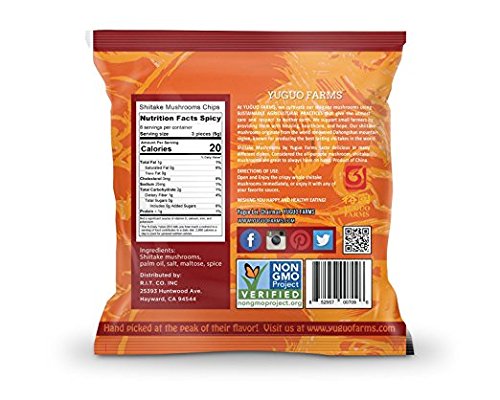 gourmet mushroom chips for snacking