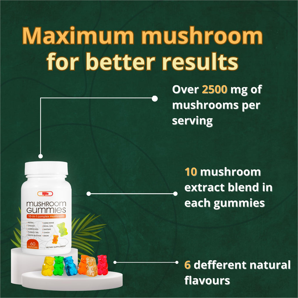 Gourmet mushroom gummies for health enthusiasts
