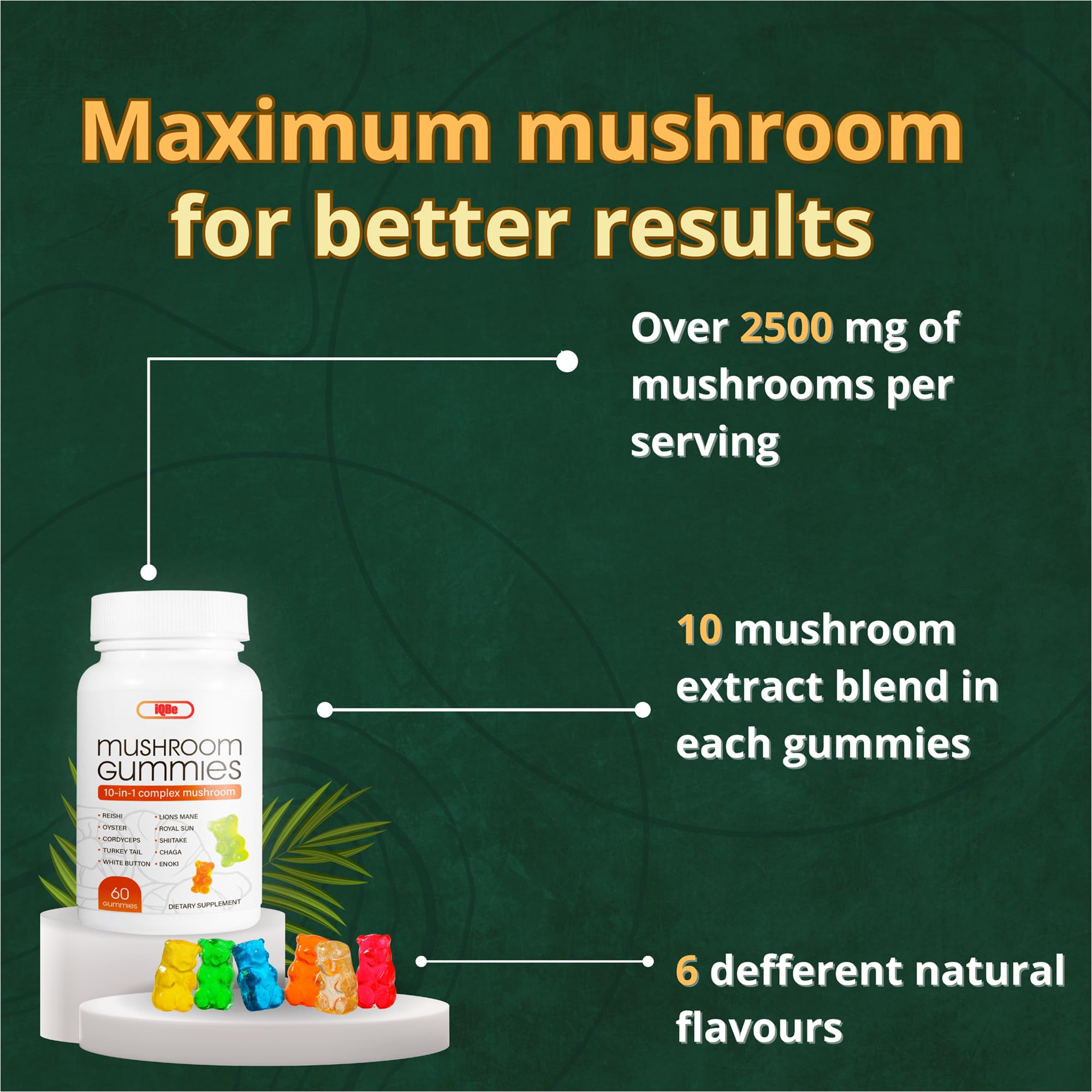 Gourmet mushroom gummies for health enthusiasts