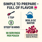 Gourmet rose petals for cooking