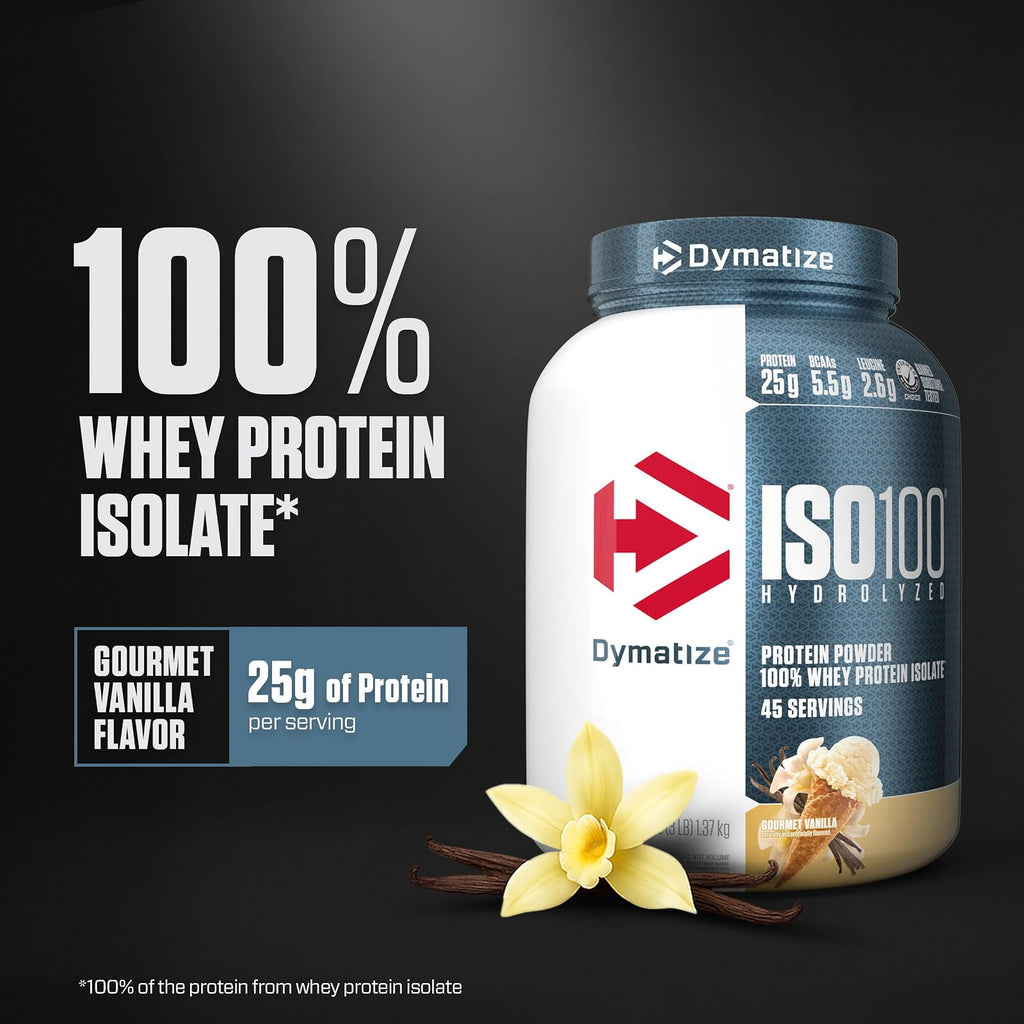 Gourmet vanilla whey protein flavour