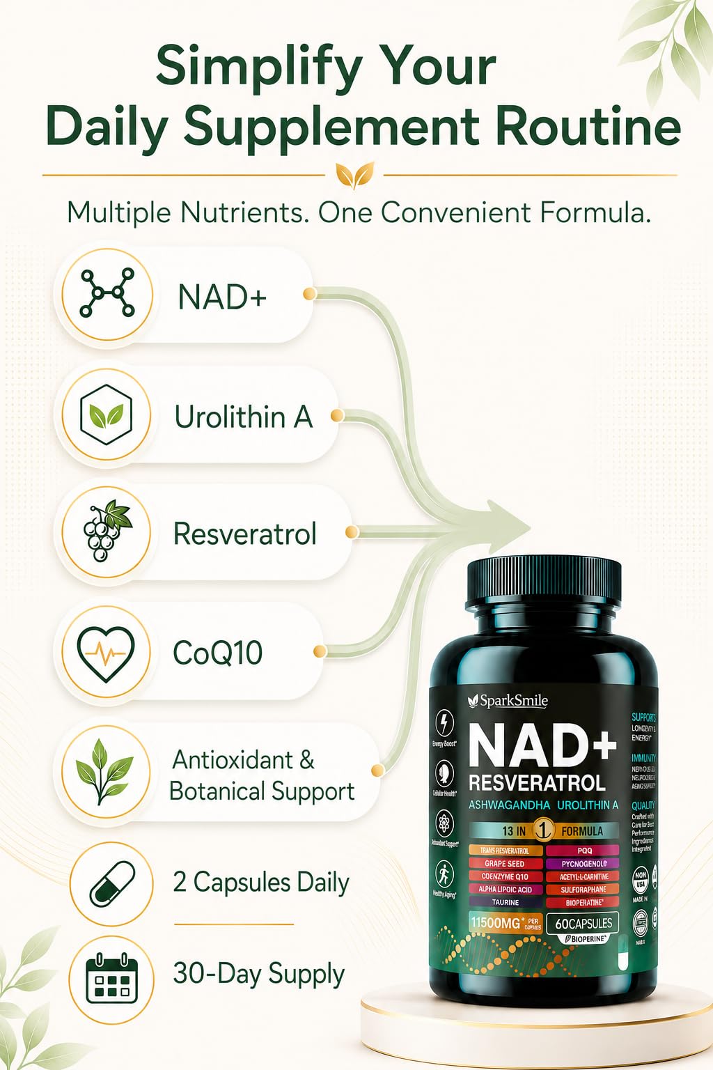 GparkSmile resveratrol formula