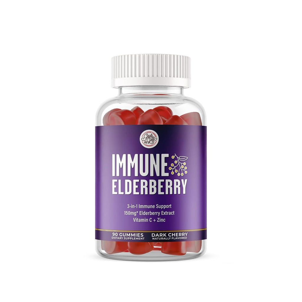 Grab The Gold elderberry gummies for immunity