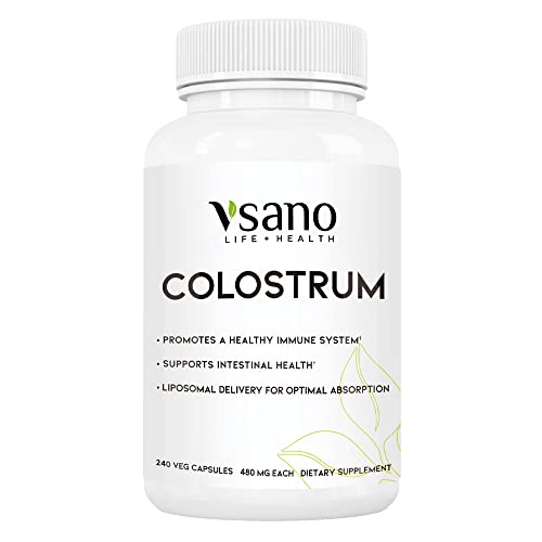 Grade A bovine colostrum capsules