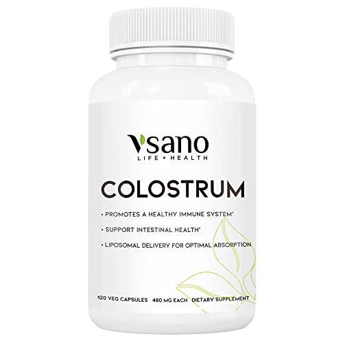 Grade A bovine colostrum capsules