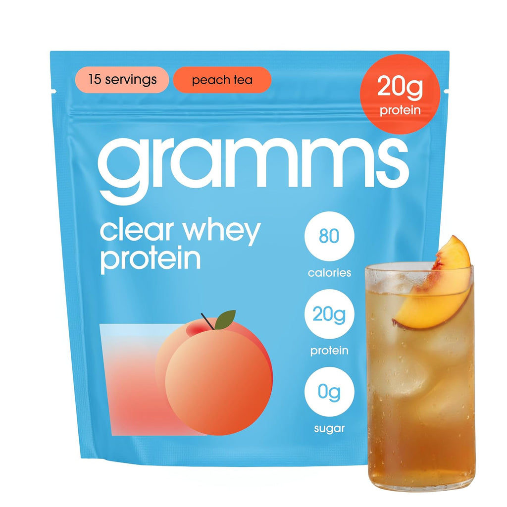 GRAMMS whey isolate peach tea