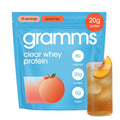 GRAMMS whey isolate peach tea