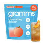 GRAMMS whey isolate peach tea