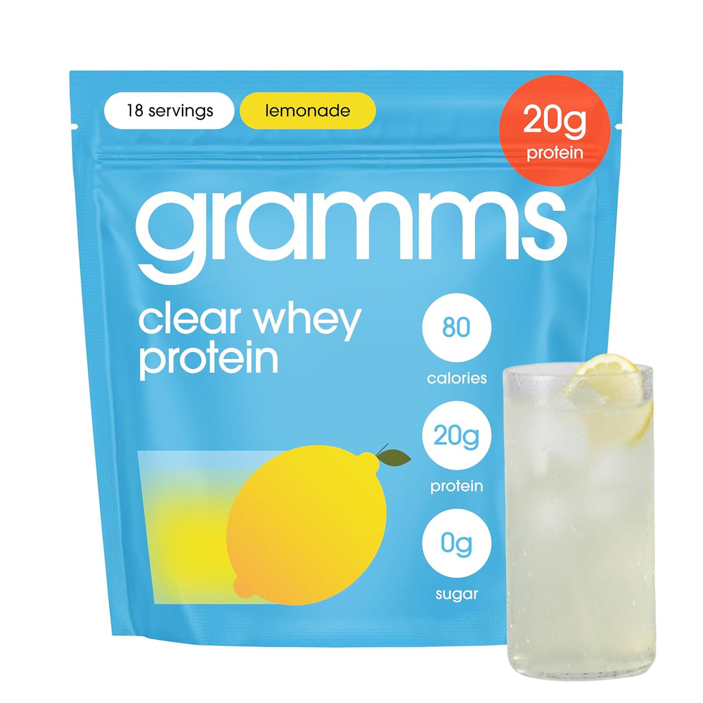 GRAMMS whey protein lemonade flavour