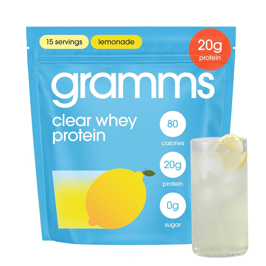 GRAMMS whey protein lemonade flavour