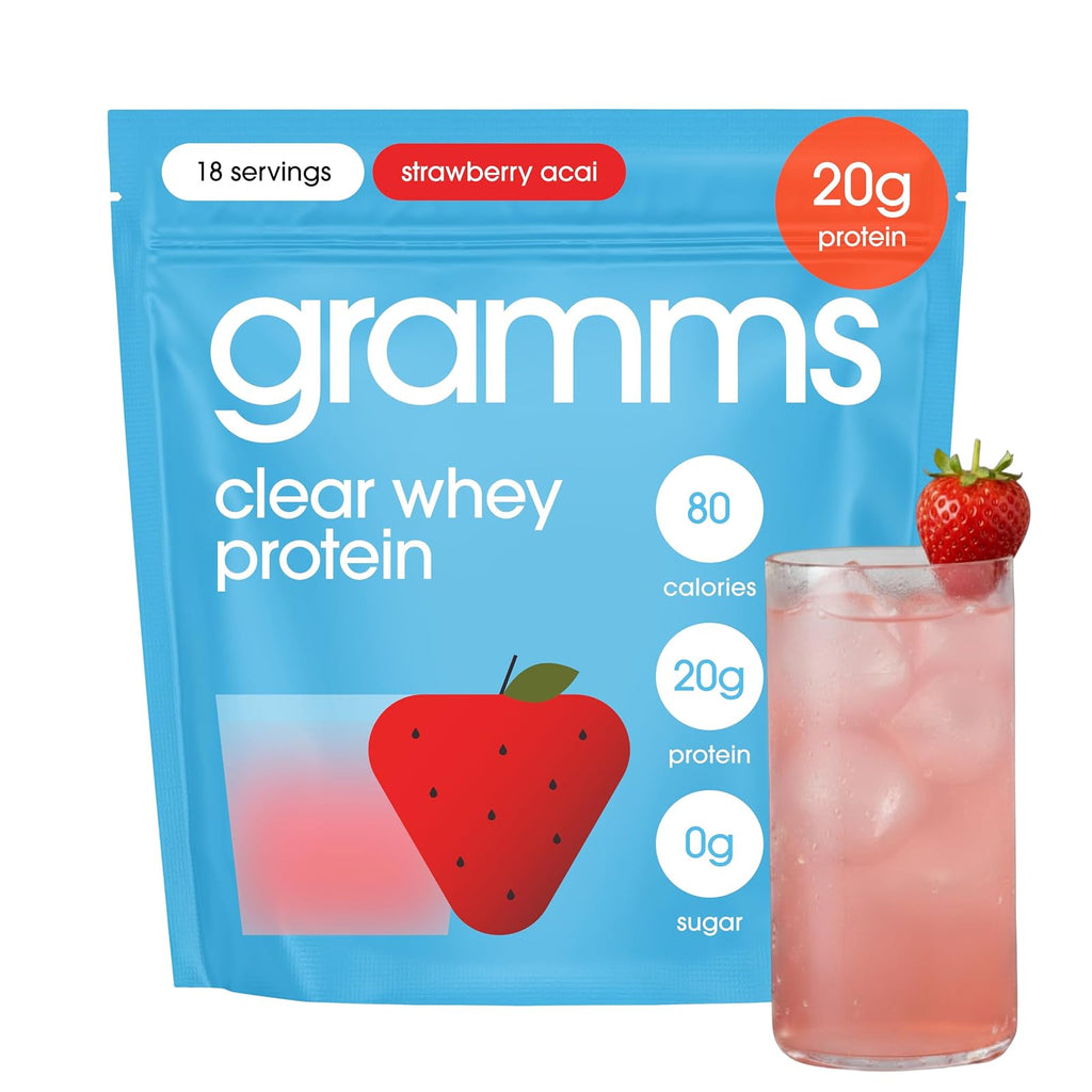 GRAMMS whey protein strawberry flavour