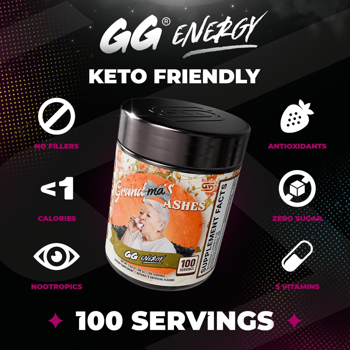 Grandma's Ashes energy supplement