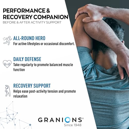 Granions tablets for post-workout relaxation