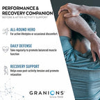 Granions tablets for post-workout relaxation