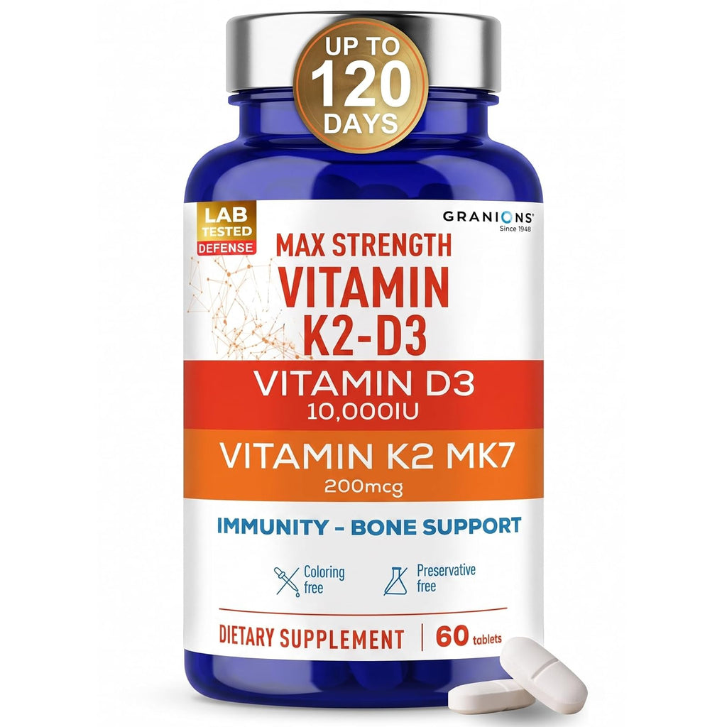 Granions vitamin D3 K2 tablets