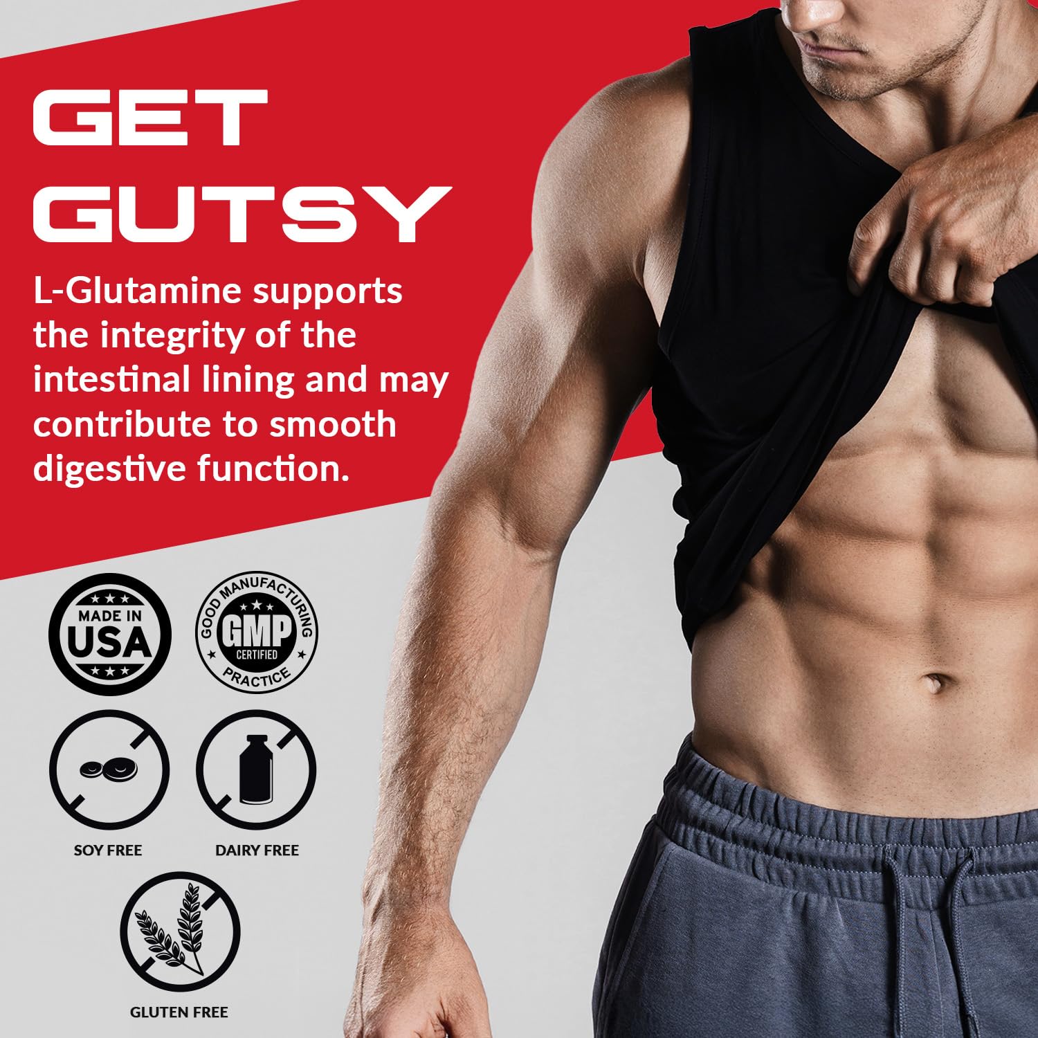 Granite L-Glutamine enhances protein synthesis