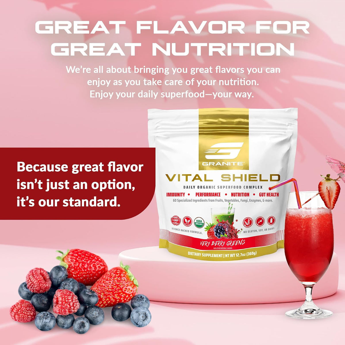 Granite Nutrition greens for healthy lifestyle
