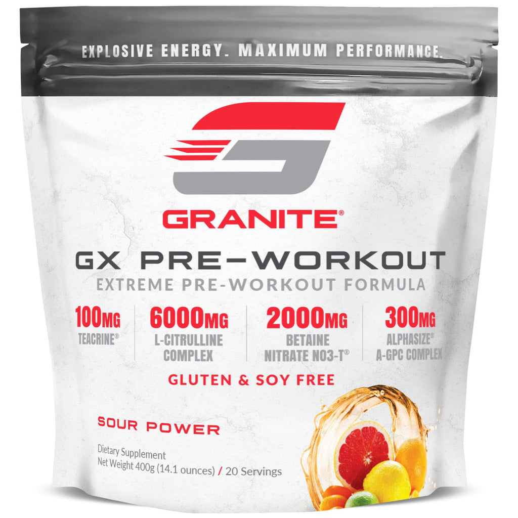 Granite pre-workout energy boost