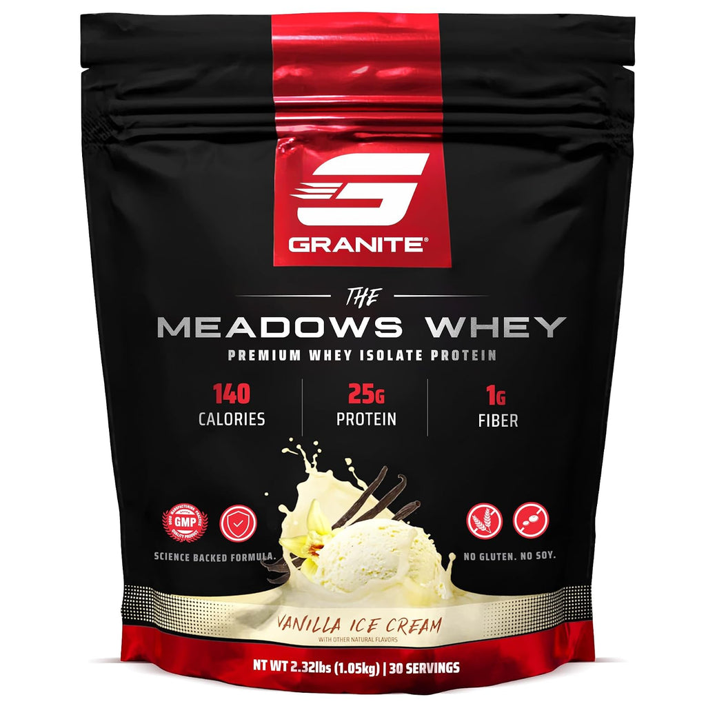 Granite Supplements whey protein isolate vanilla
