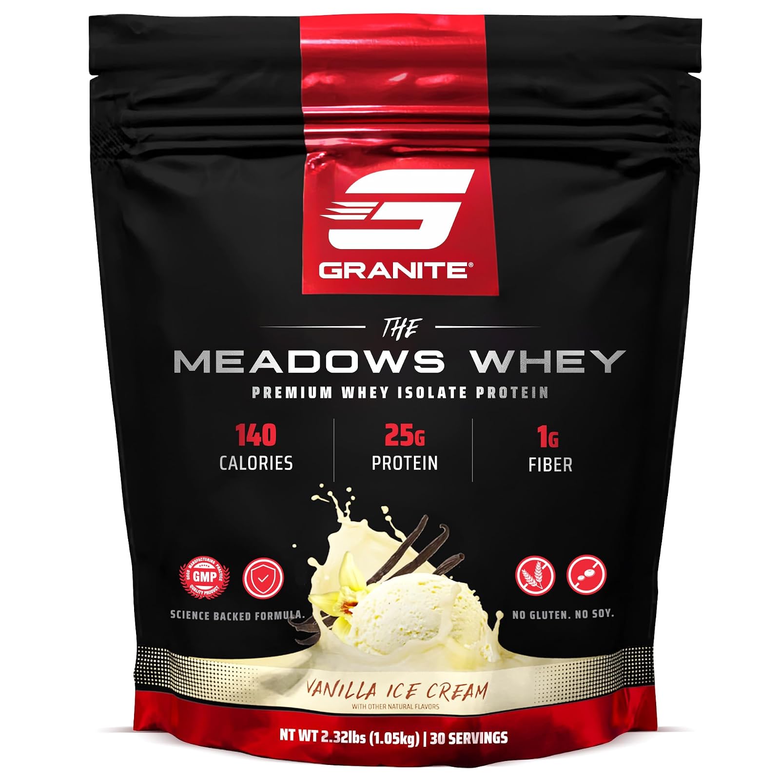 Granite Supplements whey protein isolate vanilla