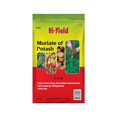 Granular potassium boost for gardens