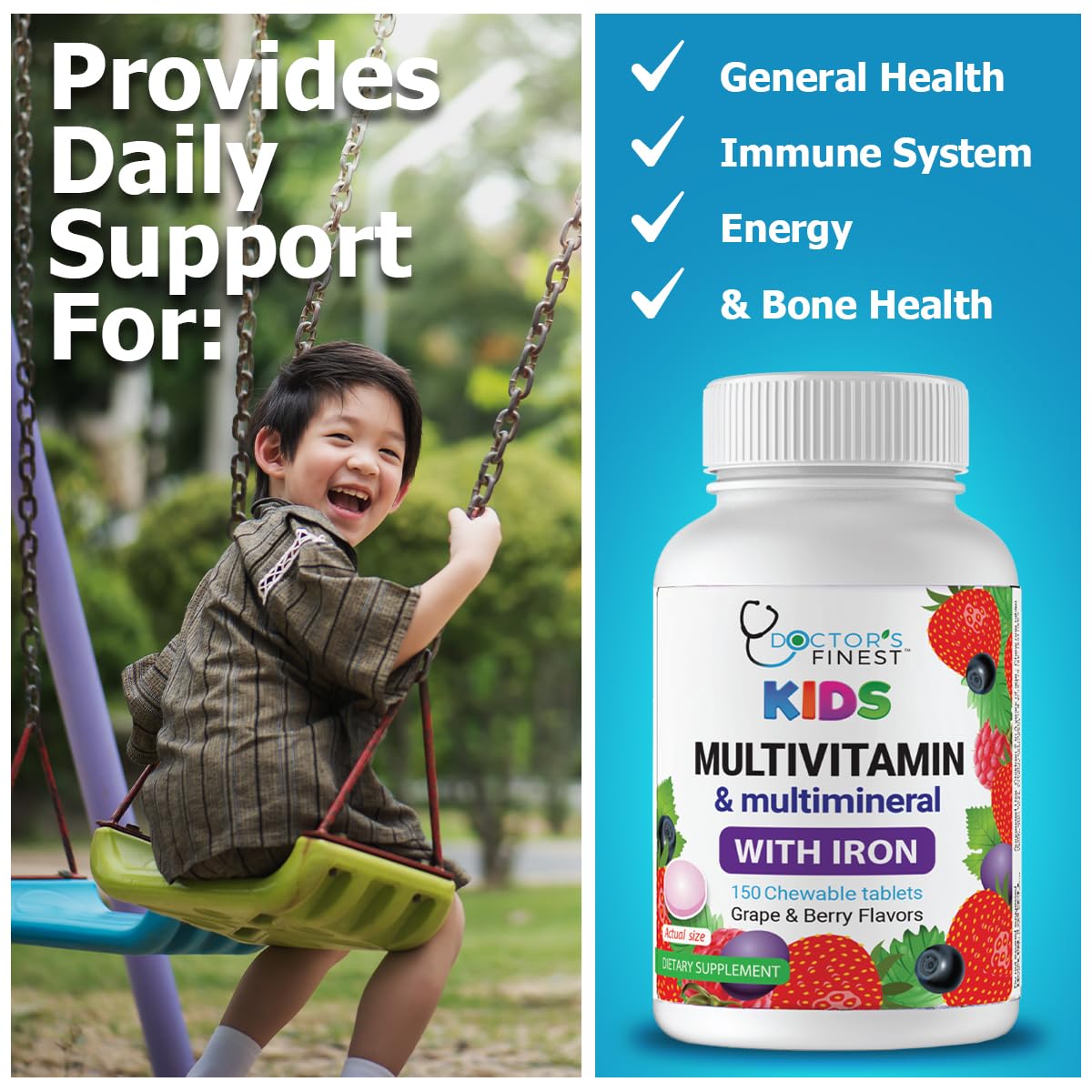 grape and berry chewable vitamins for kids