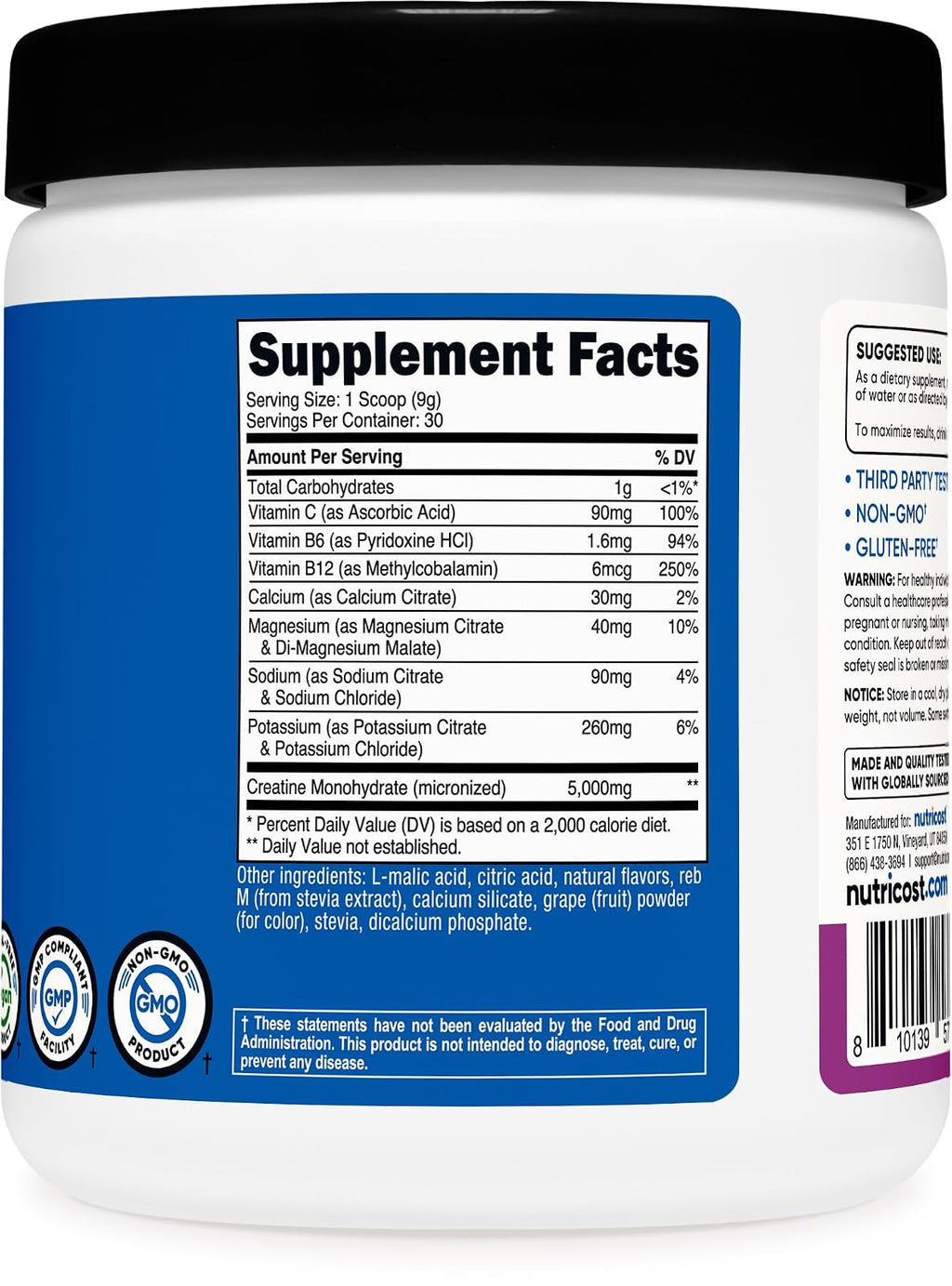 grape creatine for workout recovery