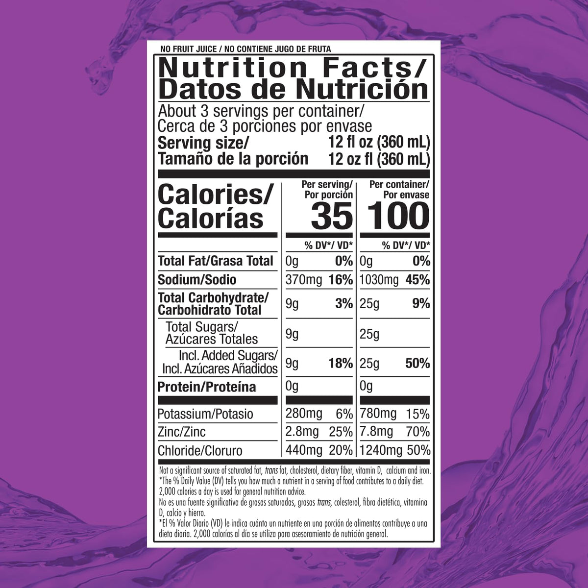 grape electrolyte drink for active lifestyle
