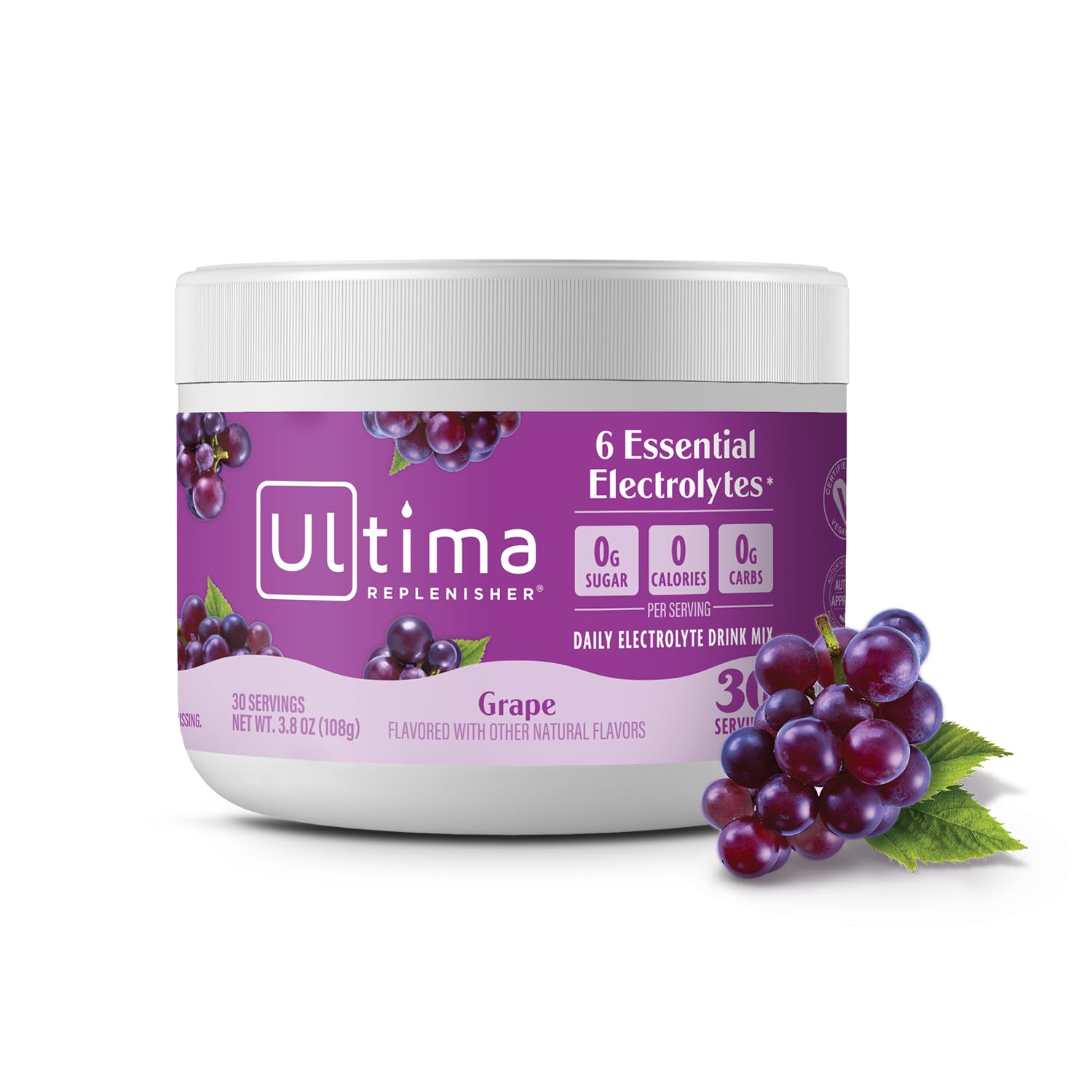 grape electrolyte powder for hydration