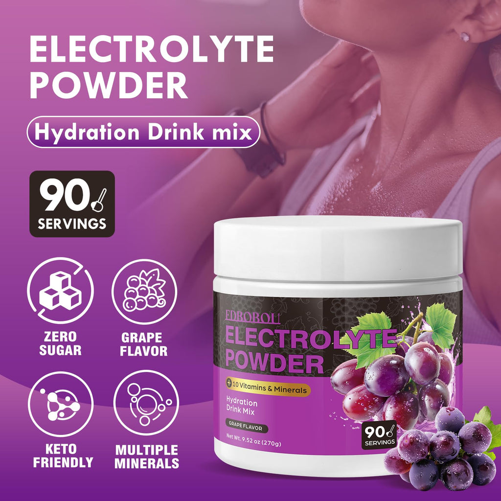 grape electrolyte powder for workout recovery
