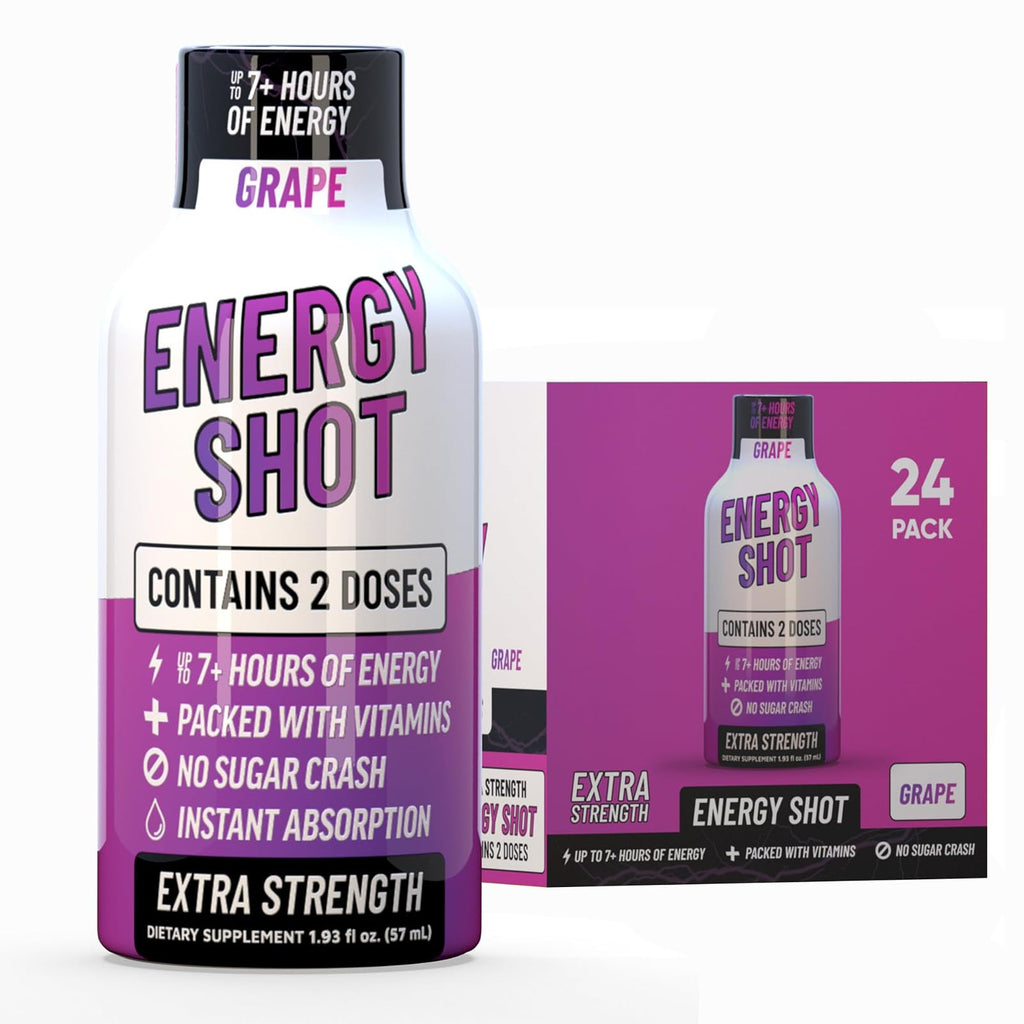 Grape energy shot for workouts