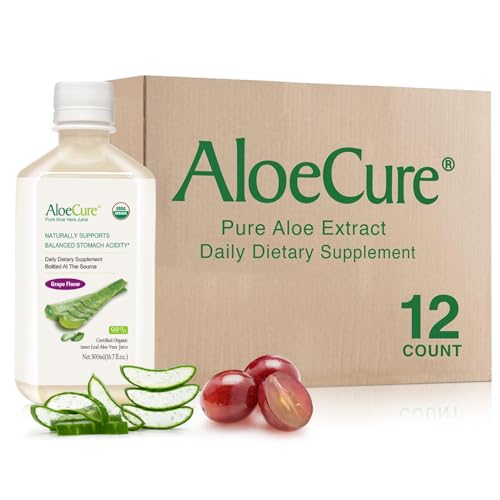 grape flavored aloe vera drink