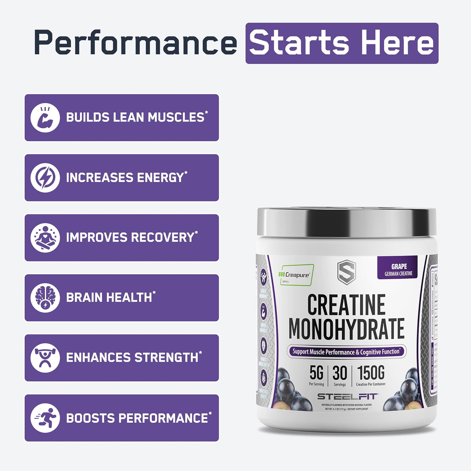grape flavored creatine supplement
