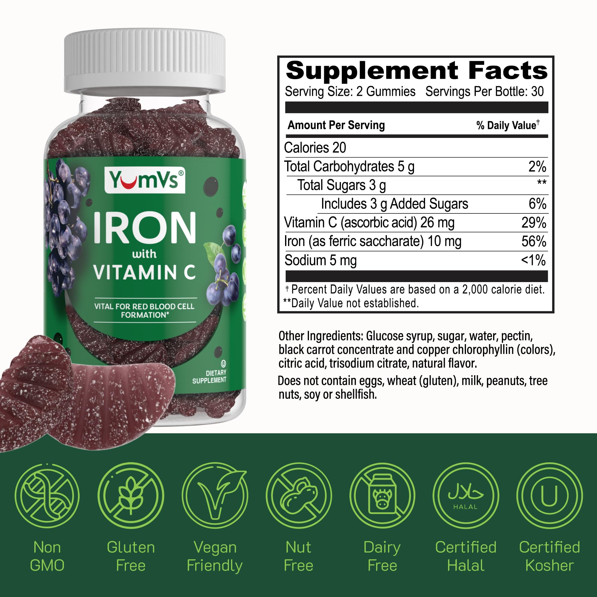 grape flavored iron for picky eaters
