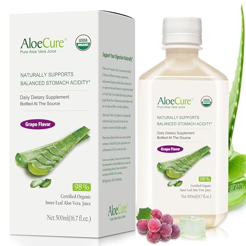 grape flavour aloe vera drink
