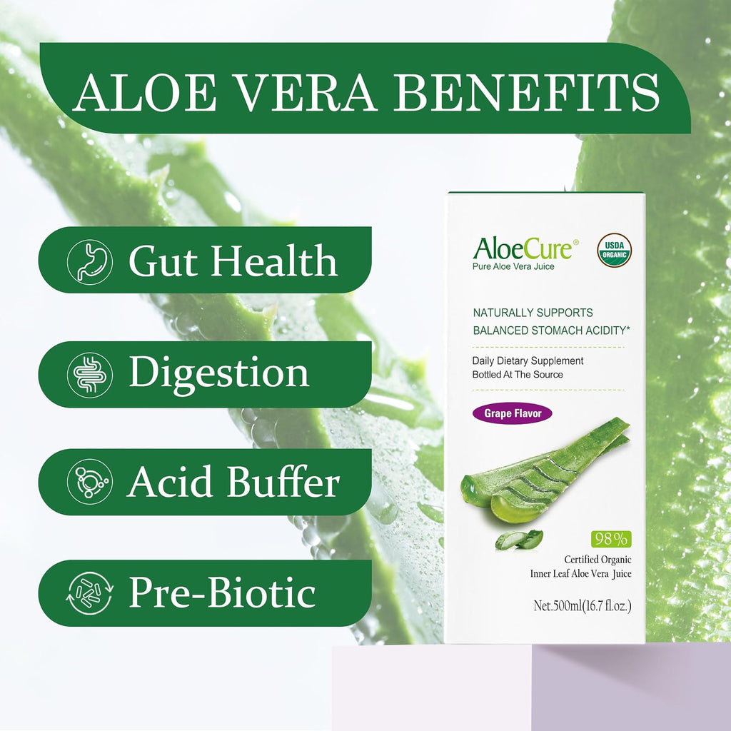 grape flavour aloe vera drink