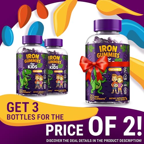 grape flavour iron gummies