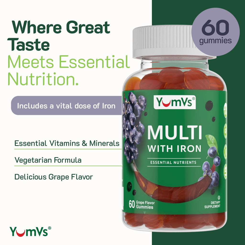 grape flavour iron multivitamins