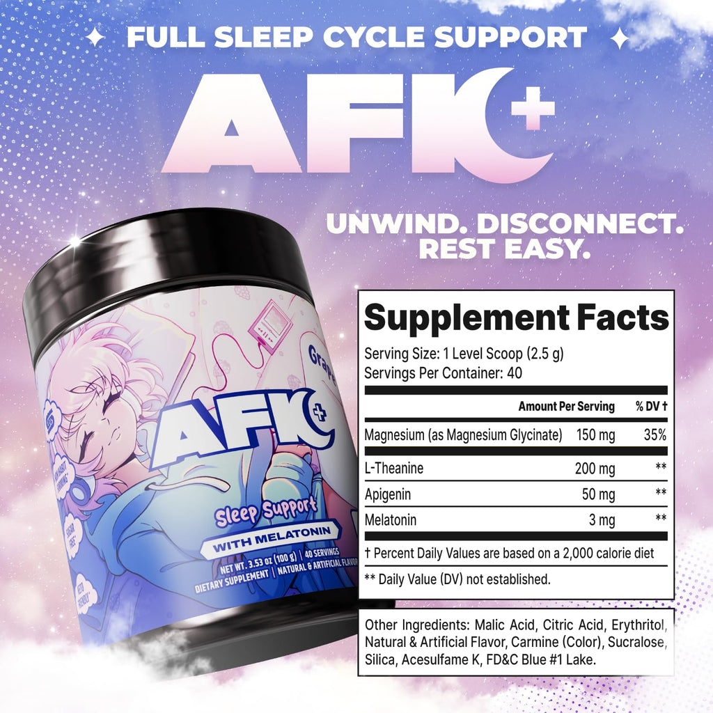Grape flavour melatonin for sweet dreams