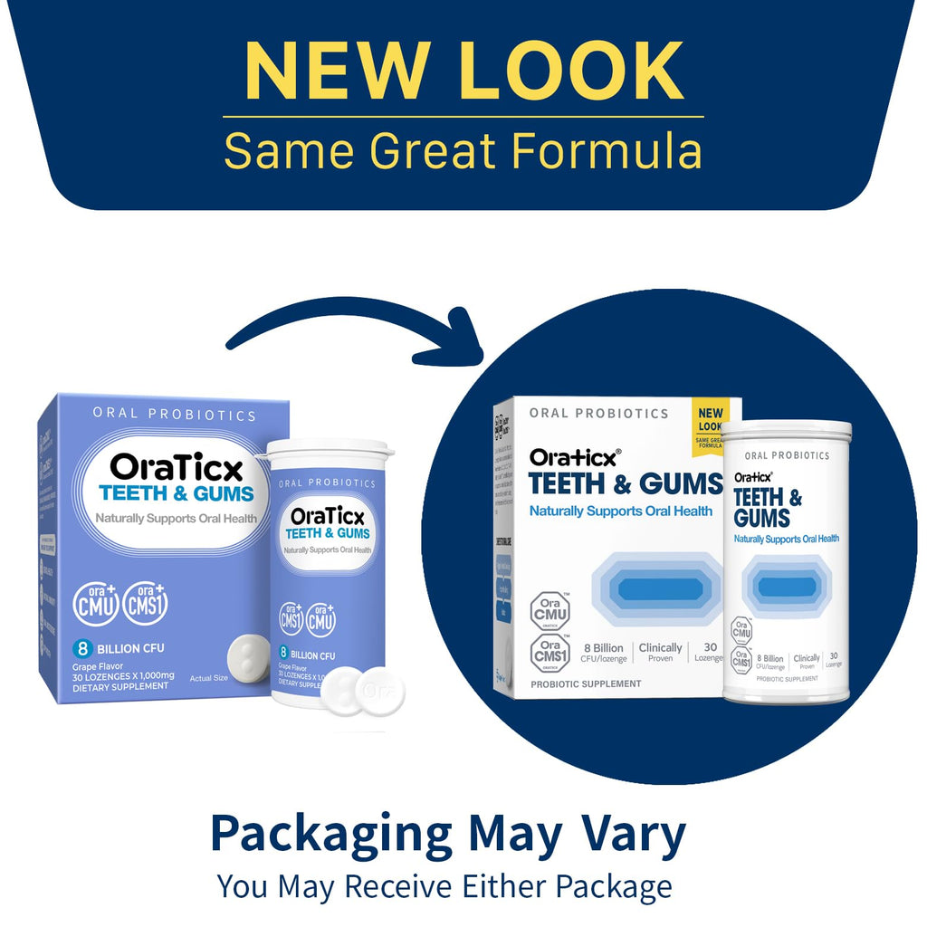 Grape flavour probiotics for fresh breath