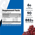 Grape flavoured BCAA powder for workouts