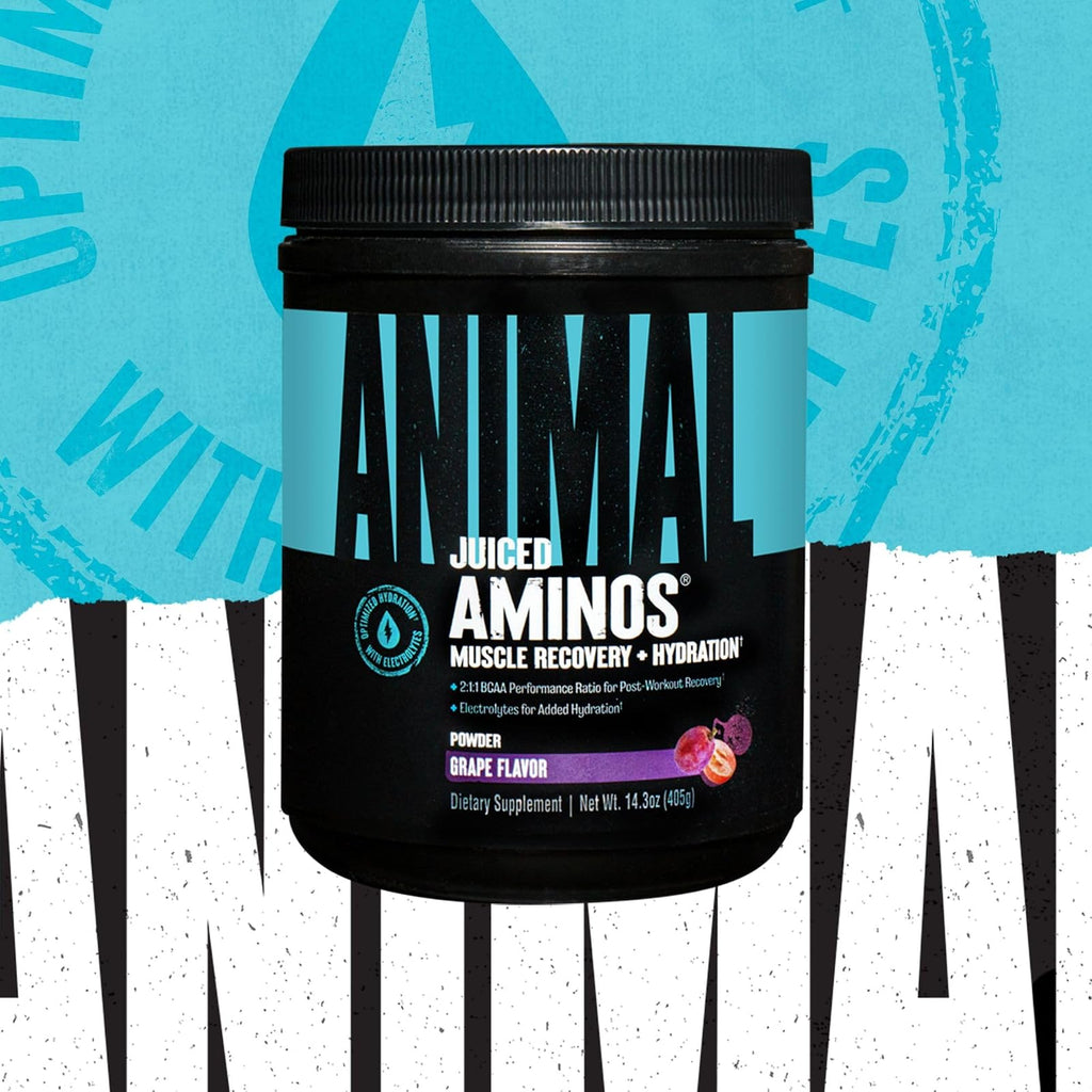 Grape flavoured BCAA supplement for energy