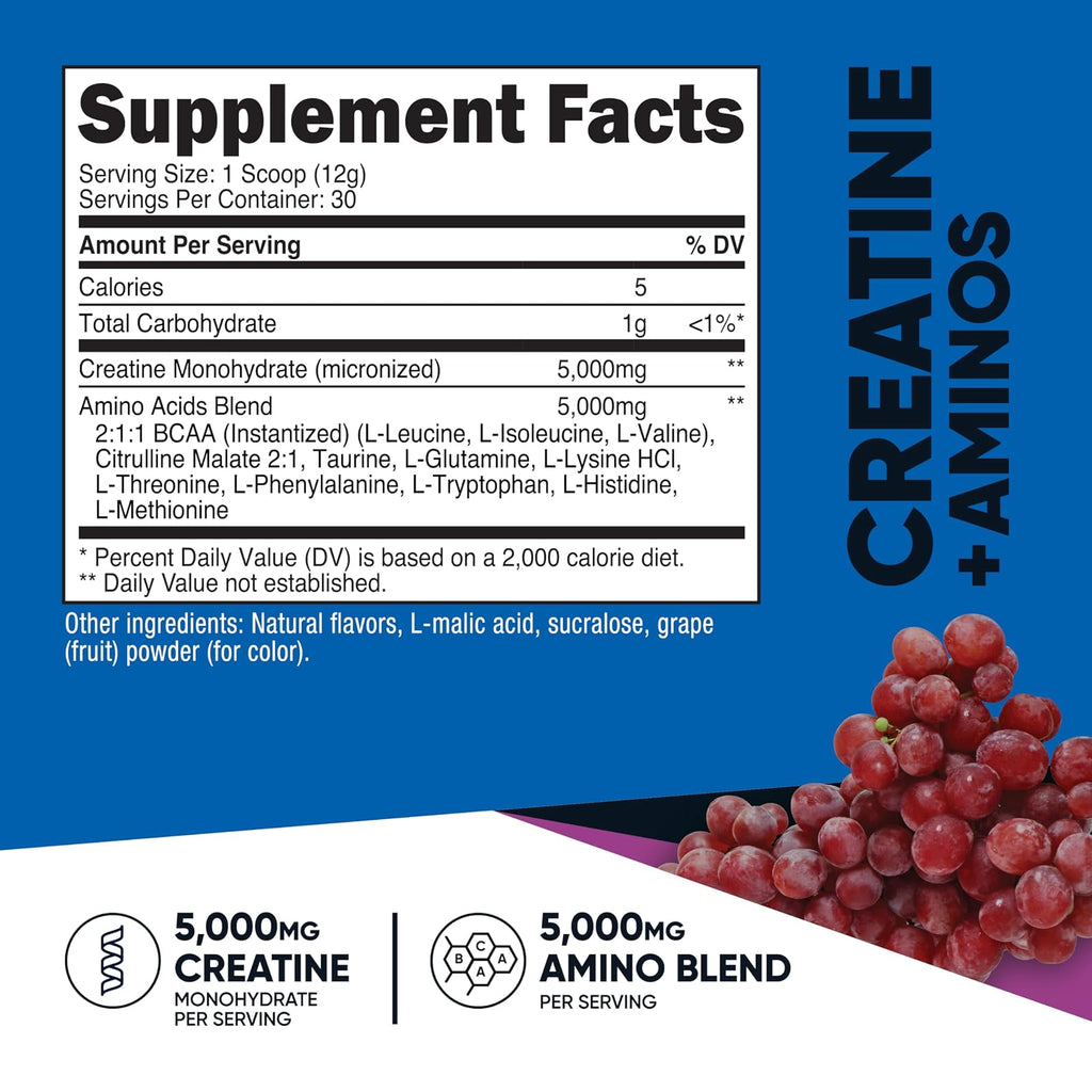 grape flavoured creatine and aminos