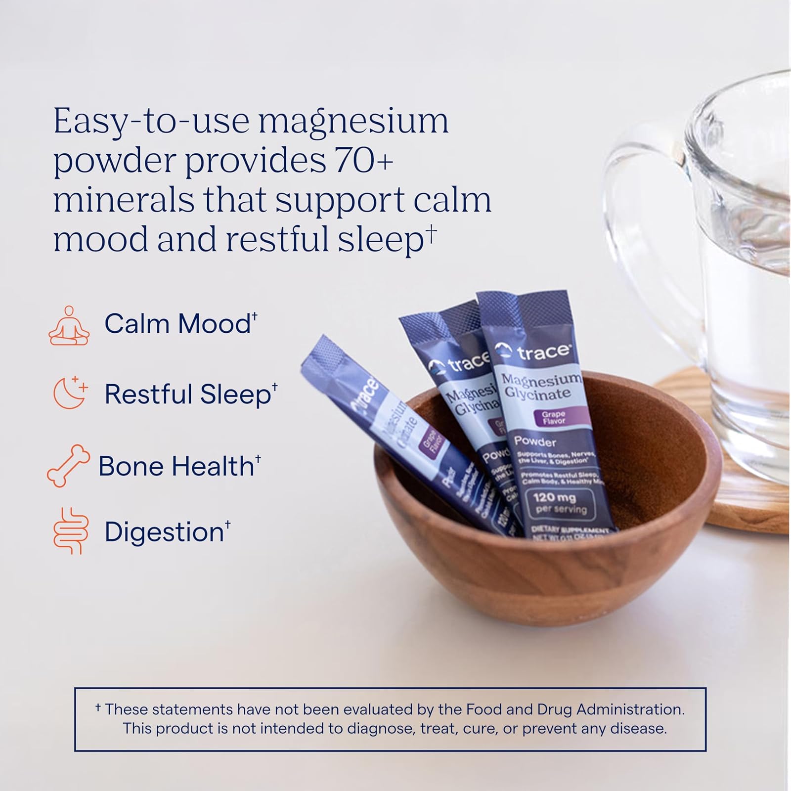 Grape flavoured magnesium supplement