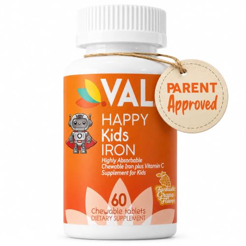 grape-flavoured vitamins for iron deficiency