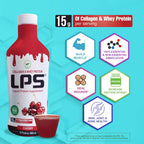 grape flavoured whey protein supplement